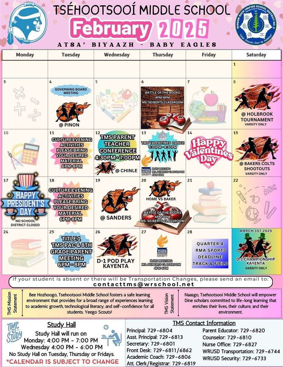 Tséhootsooí Middle School / Homepage